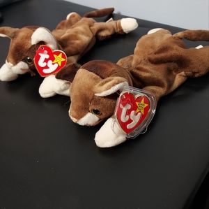 Ty | Toys | Ty Original Beanie Babies Pounce The Cat 997 Set Of 2 ...